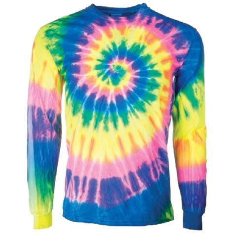 Spiral Tie Dye Long Sleeve Flo Rainbow
