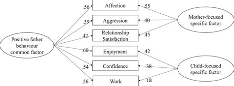Bifactor Model With Standardised Factor Loadings All Loadings P