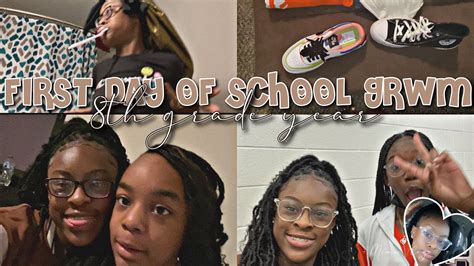 Grwm First Day Of School 8th Grade Year Mini Vlog Youtube