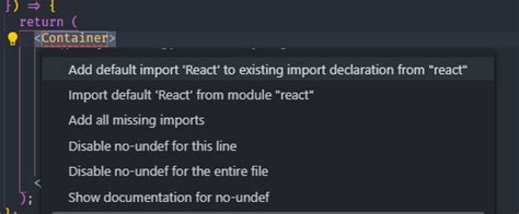 reactjs vscode keeps asking to import react on nextjs and react 17