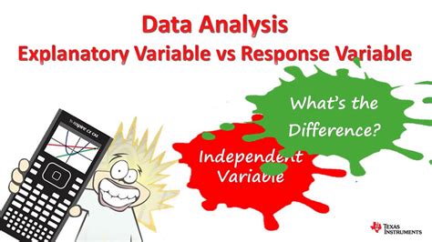 data analysis explanatory and response youtube