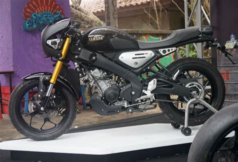 Penggemar Modifikasi Yamaha Xsr 155 Kumpul Bareng Di Xsr 155 X Custom War
