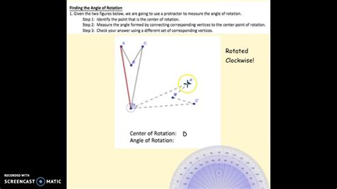How To Find The Angle Of Rotation