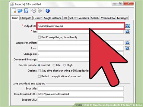 how to create an executable file from eclipse 14 steps
