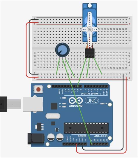 control de un servomotor con arduino tecnosalva