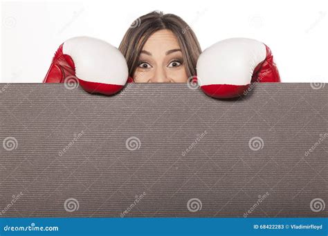 Jeter Un Coup Doeil De Femme Image Stock Image Du Beau Advertising