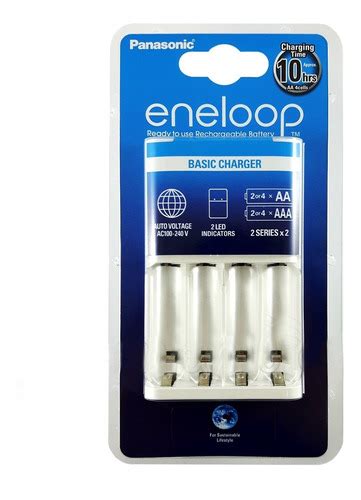 Carregador De Pilhas Aa Aaa Panasonic Eneloop Basic Original Frete Grátis