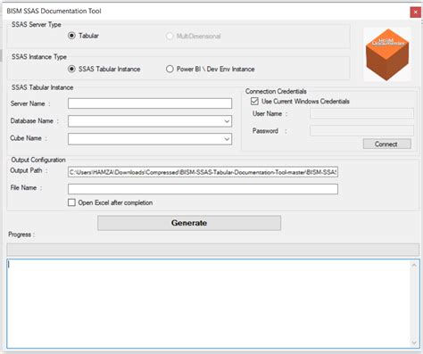 bism ssas tabular documentation tool dbms tools