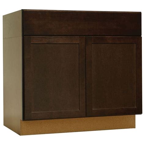 Hampton Bay Shaker Assembled 36x34 5x24 In Accessible Sink Base