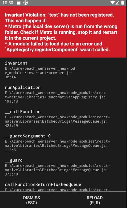 android react native error unable to resolve module