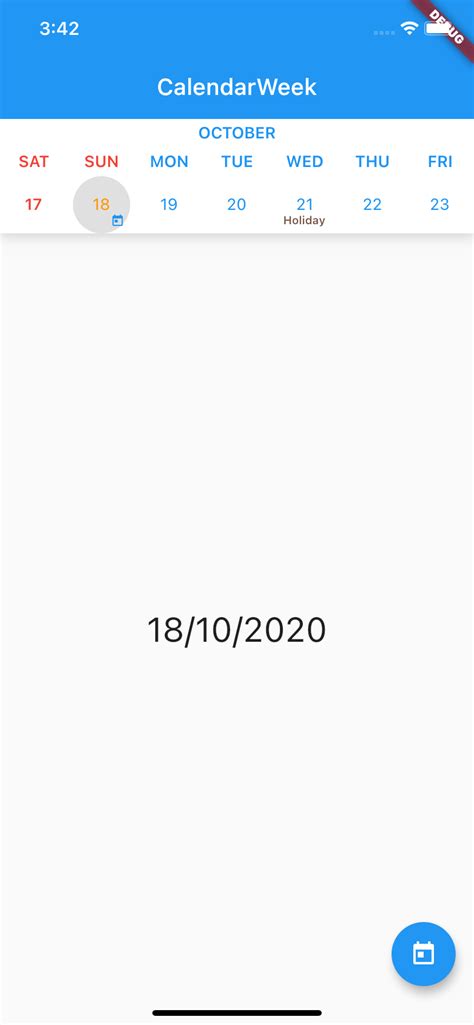 flutter calendar week open source agenda