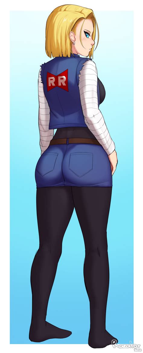 Android 18 By Razalor Art On Deviantart