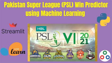 pakistan super league psl win predictor using machine learning