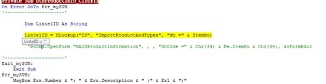 vba access goto record not finding record correctly