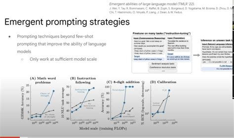 Emergence And Reasoning In Large Language Models
