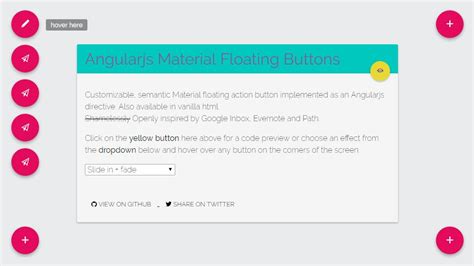 how to create a floating action button with helpful resources