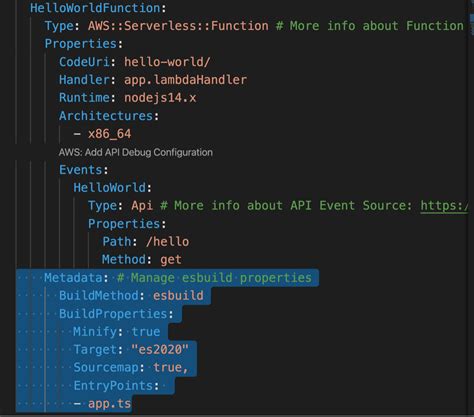 building typescript projects with aws sam cli aws compute blog