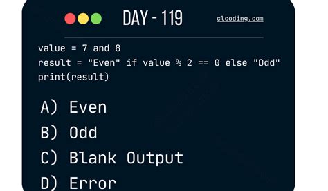 Python Coding Challenge Day 119 What Is The Output Of The Following
