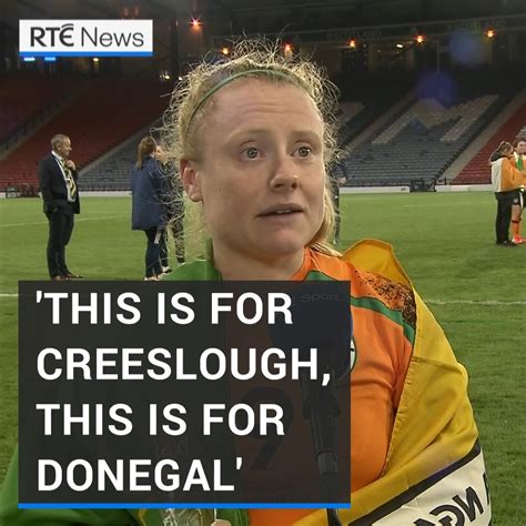 Barrett Dedicates Crucial Goal To Creeslough Donegal Woman Amber