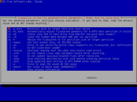 clonezilla clone larger disk to smaller disk workaround