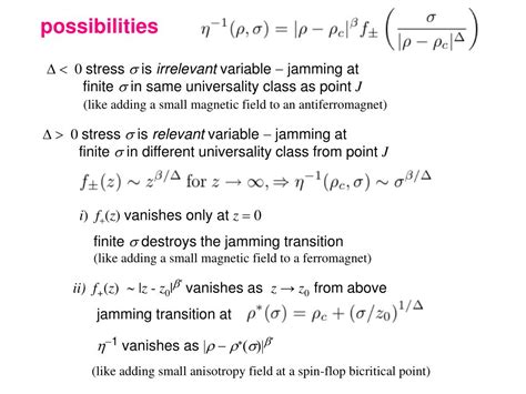Ppt Critical Scaling At The Jamming Transition Powerpoint