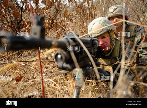 U S Marine Corps Lance Cpl Aaron Saldana Background Assigned To The