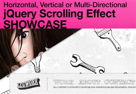 24 superb sites that use horizontal vertical or multi directional