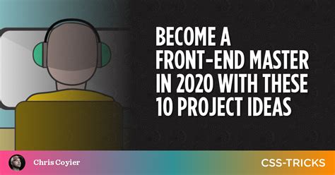 become a front end master in 2020 with these 10 project