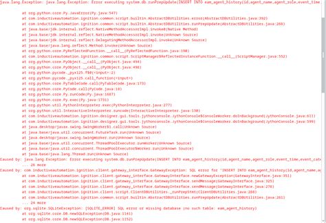 sqliteexception [sqlite error] sql error or missing database