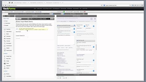 rackfoms jquery mask plugin youtube