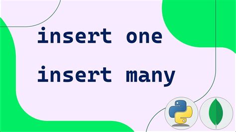 Insert One And Insert Many In Mongodb Mongodb With Python Pymongo