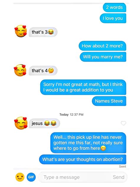 tinder pick up lines to impress ͡° ͜ʖ ͡° at first conversation