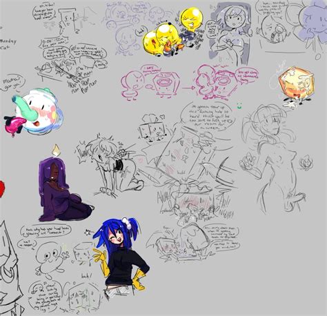Rule 34 Animate Inanimate Balloon Balls Battle For Dream Island Blush