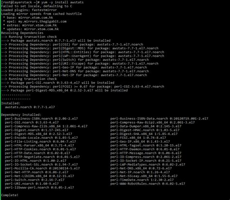 layerstack how to install and configure awstats apache