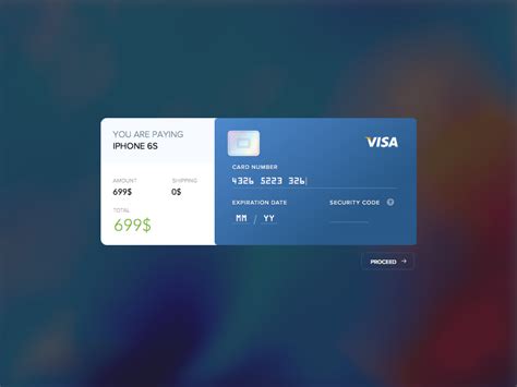 credit card checkout daily ui 002 by rafal ziolek on dribbble