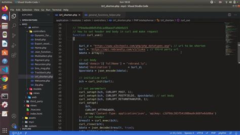 curl advance api with header and body in php url shortening with curl