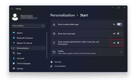 How To Hide Recent Files And Folders In Windows 11 Devsjournal