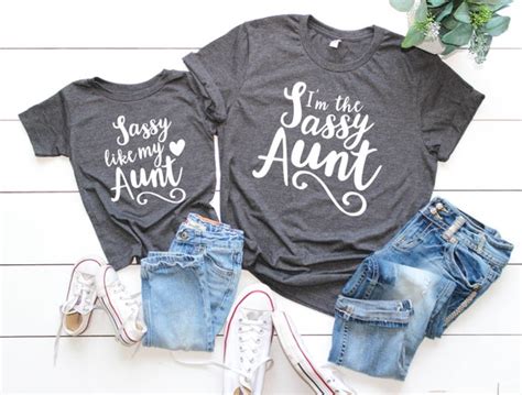 Aunt And Niece Matching Shirt Best Niece Ever Shirt Auntie Etsy