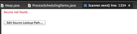 java why does eclipse show me a source not found error