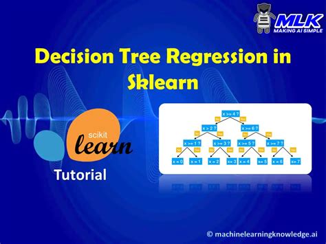 decision tree regression in python sklearn with example mlk machine