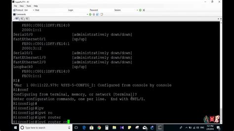 Configure Ipv6 Ospfv3 Youtube