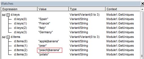 vba how to set up dictionary within dictionary for 2d