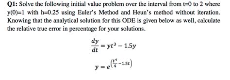 for the following exercises solve the initial value problem