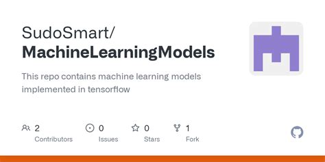github sudosmart machinelearningmodels this repo contains machine