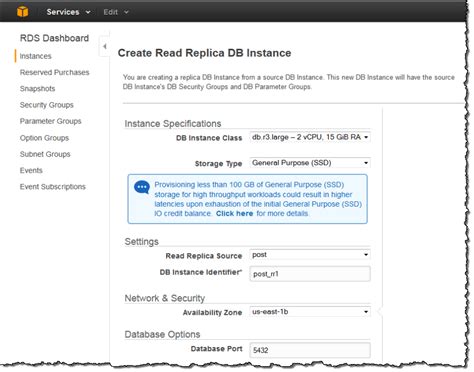 amazon rds for postgresql update read replicas 9 3 5