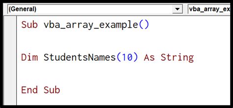 Excel Vba Array A Detailed Guide On Using Arrays In Vba