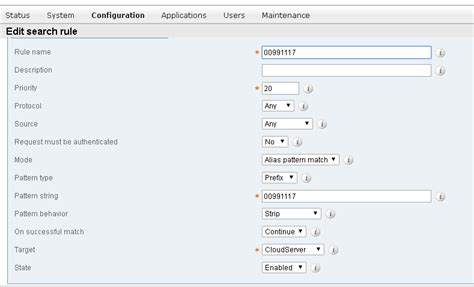 solved the request uri in sip message when outbound call through vcs