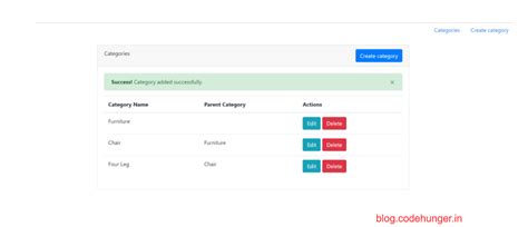 create dynamic categories and subcategories in laravel 7 8 codehunger