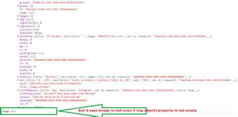 javascript value is null even if it s not in console log