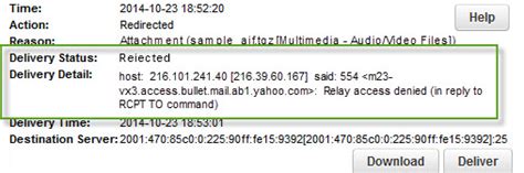 smtp error codes barracuda campus